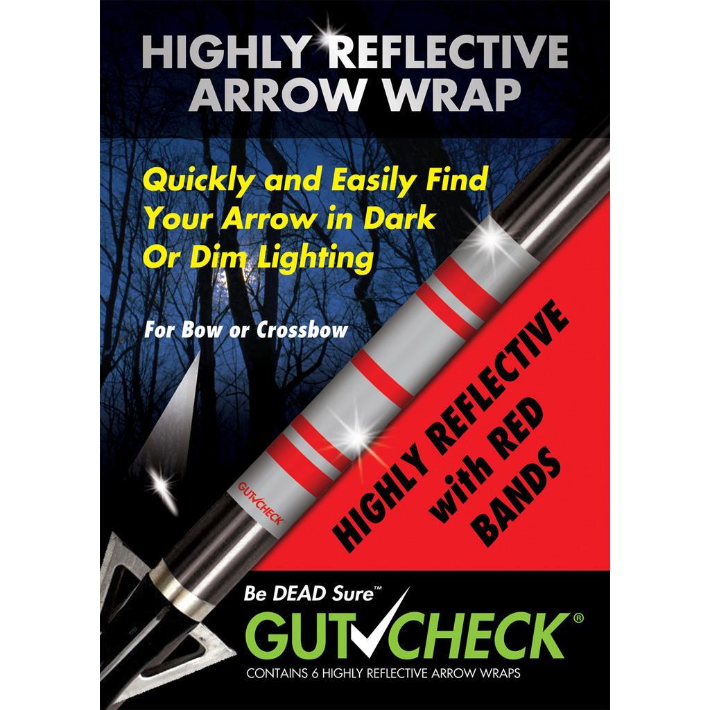 Gut Check Highly Reflective Arrow Wraps Red 6 pk.|Gut Check wraps ...